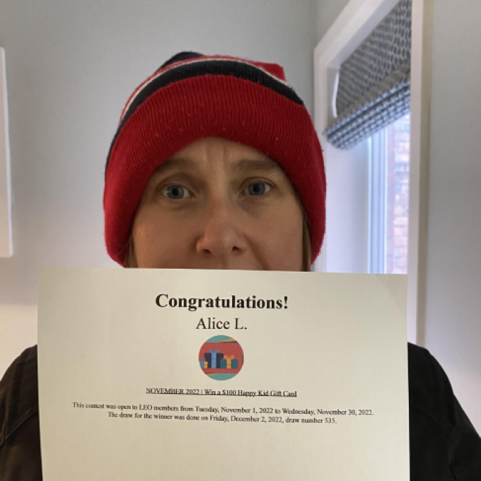 NOVEMBER 2022 | Win a $100 Happy Kid Gift Card - Contest - LEO | Leger ...