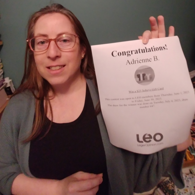 Win a $25 Sobeys Gift Card - Contest - LEO | Leger Opinion