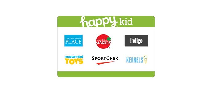 WIN A $25 HAPPY KID GIFT CARD - Contest - LEO | Leger Opinion